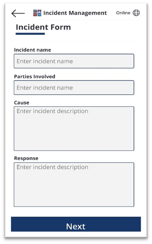 Incident Management Mobile App in Dynamics 365